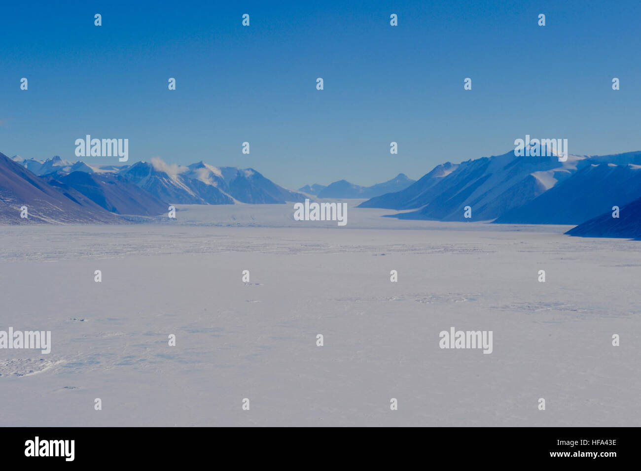 Part of McMurdo Sound, Antarctica, as seen on November 11, 2016, by U.S ...