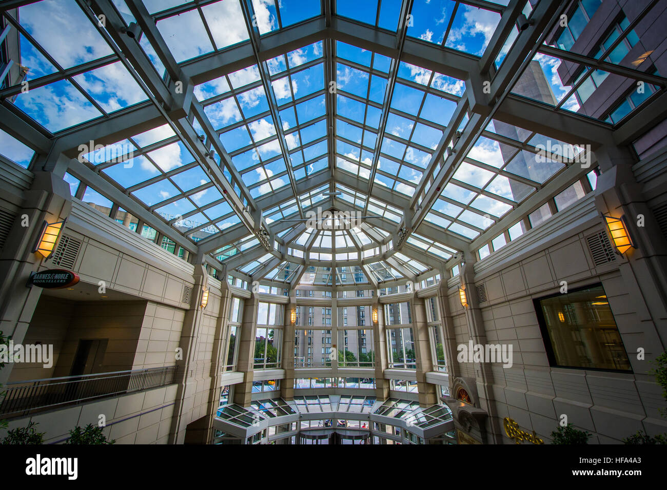 The interior of the Prudential Center, in Back Bay, Boston ...