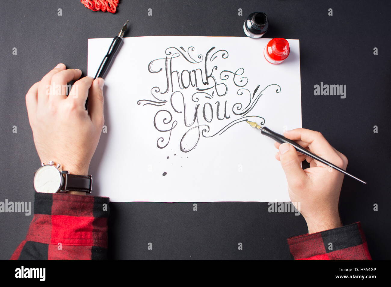 Thank you card hi-res stock photography and images - Alamy