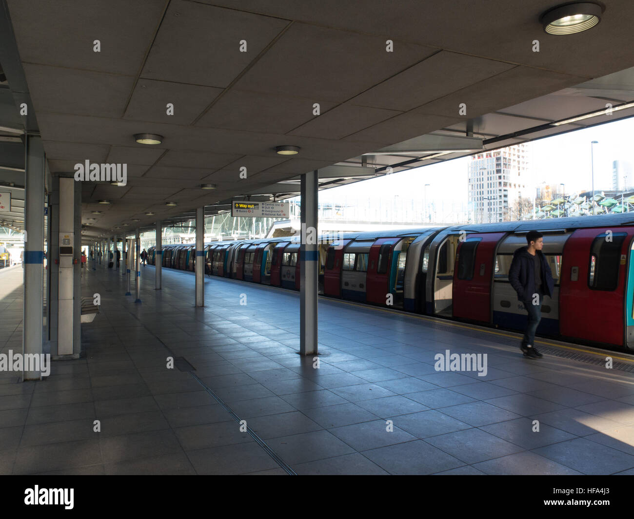 London Dlr Train Train Lines High Resolution Stock Photography and ...