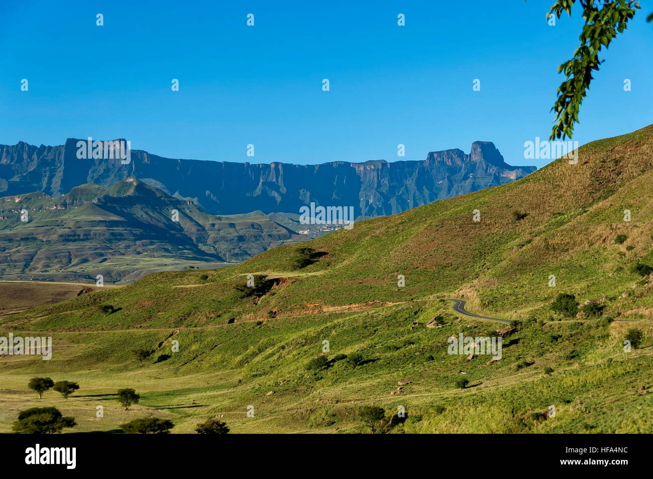Amphitheatre in Drakensberg mountain, South Africa Stock Photo - Alamy