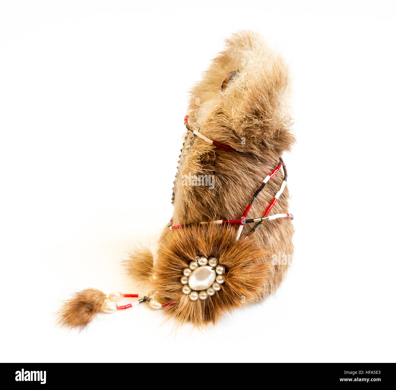 The Miniature fur isolated toy Stock Photo - Alamy