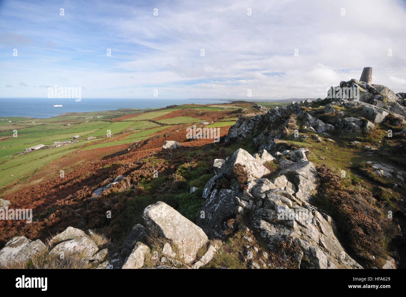 West Wales Landscape near coast Stock Photo - Alamy