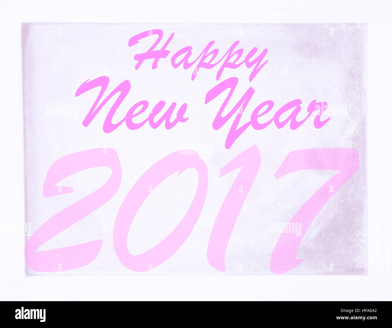 Happy words on pink Cut Out Stock Images & Pictures - Alamy