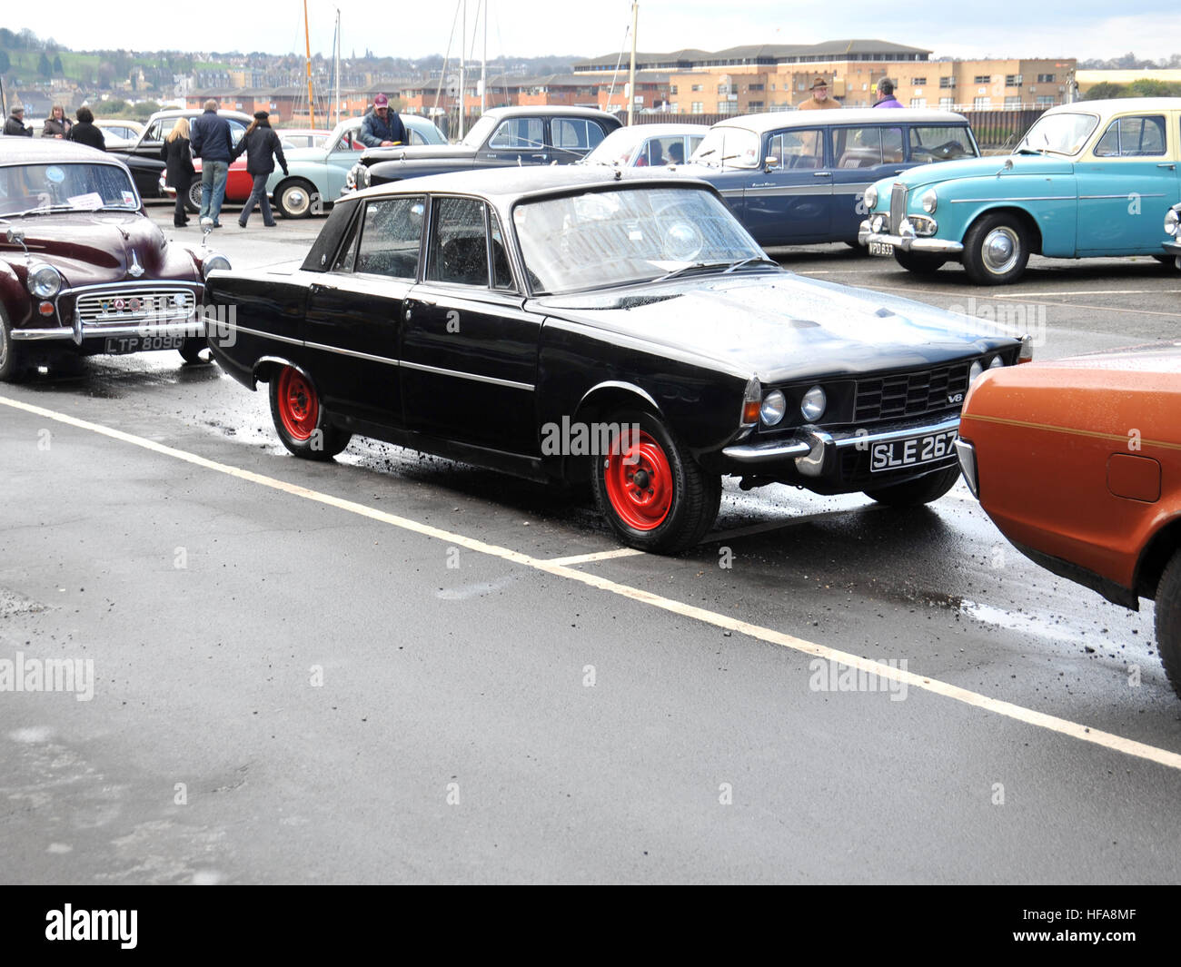 Modified Rover P6 3500. Classic vehicles at Chatham Historic Dockyard ...