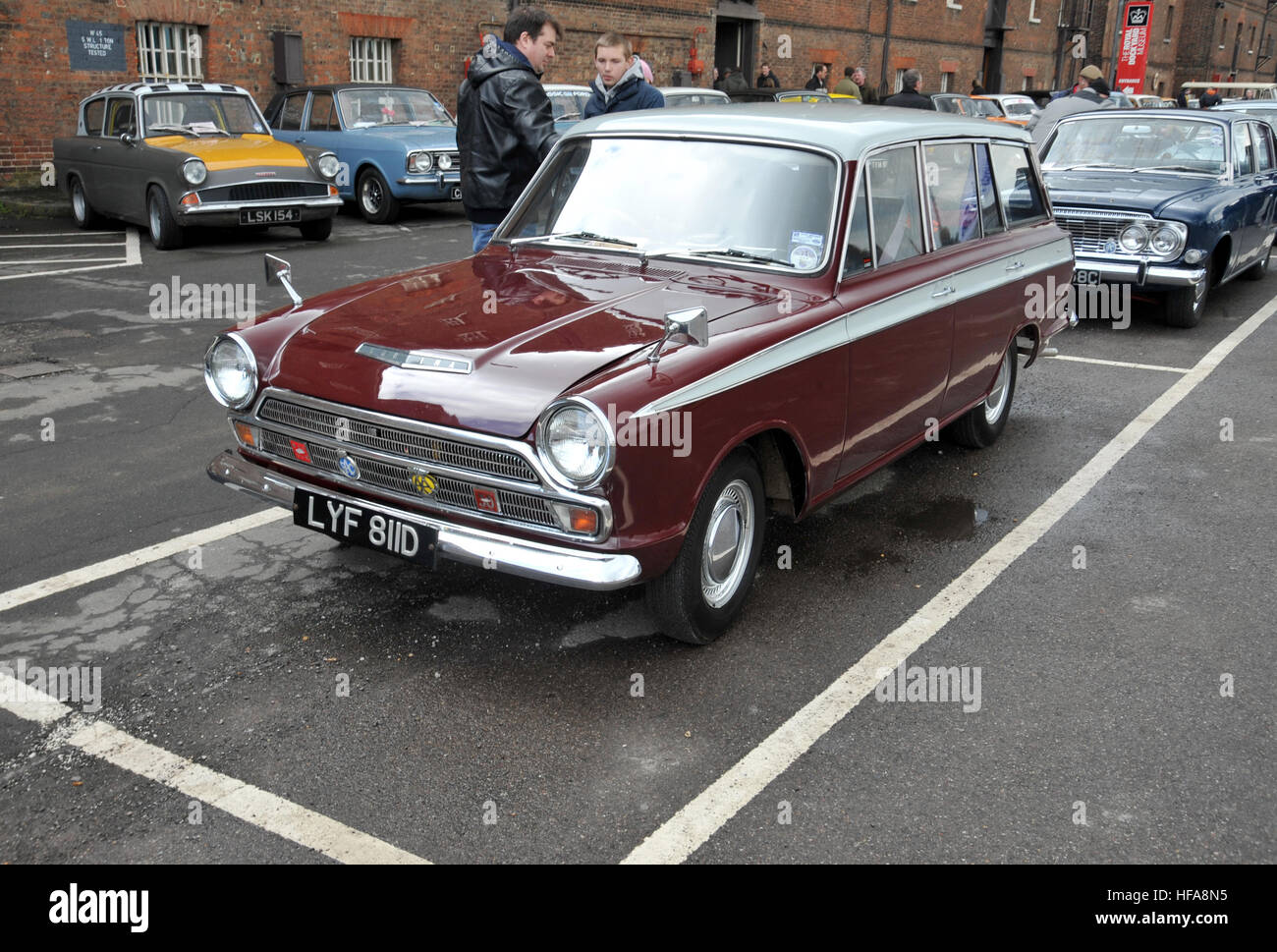 Mk1 Ford Cortina Estate. Classic vehicles at Chatham Historic Dockyard ...