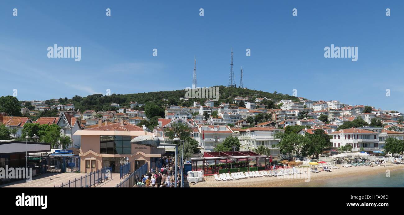 Kinaliada, Istanbul - The Port of Prince Island Kinali and the Marmara ...