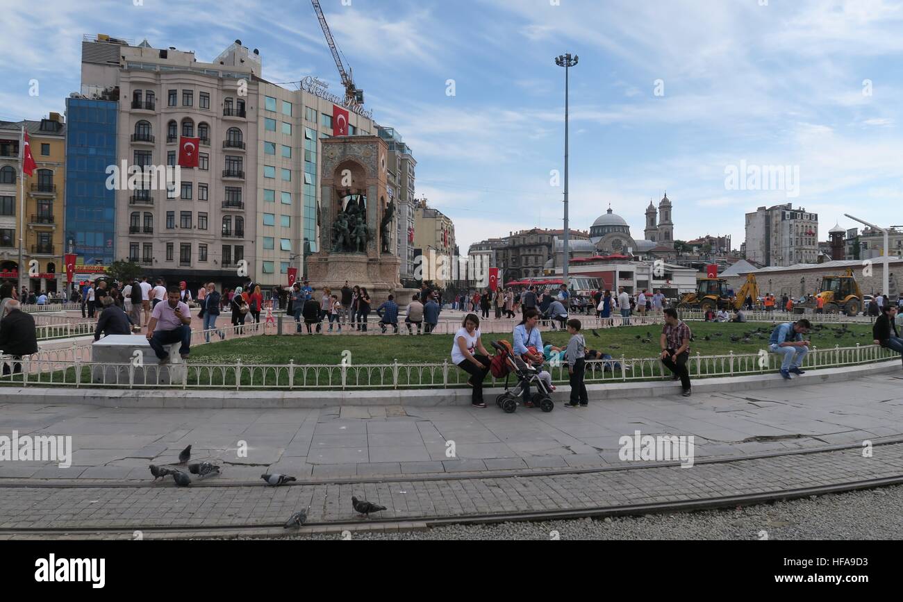 Taksim Square in Istanbul, Turkey Stock Photo - Alamy