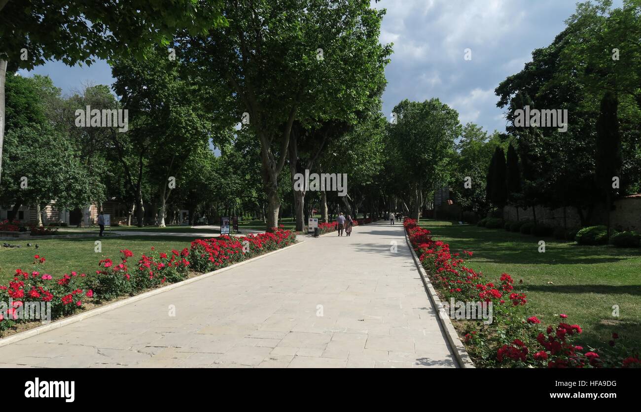 Park Outside Topkapi Palace in Istanbul, Turkey Stock Photo - Alamy