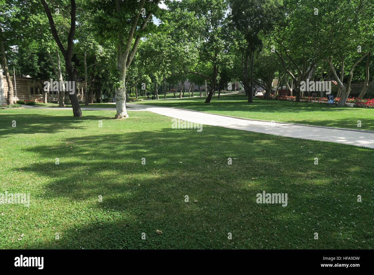 Park Outside Topkapi Palace in Istanbul, Turkey Stock Photo - Alamy