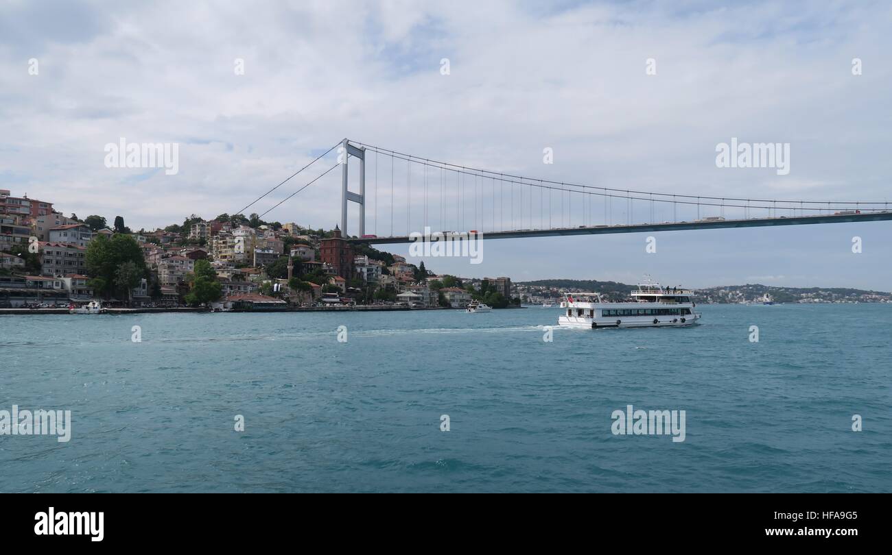 Fatih sultan mehmet bridge in istanbul hi-res stock photography and ...