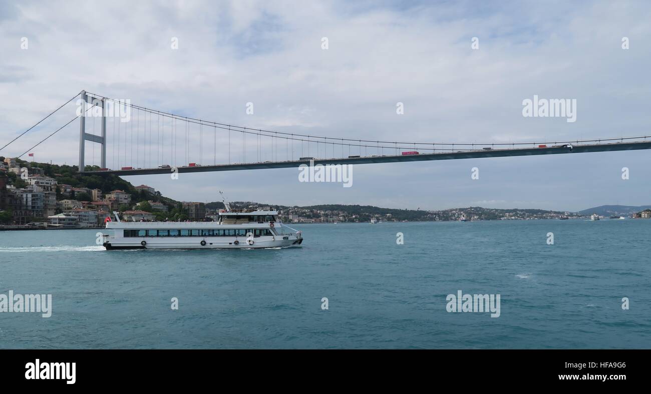 Fatih Sultan Mehmet Bridge - Second Bosphorusbridge in Istanbul, Turkey ...