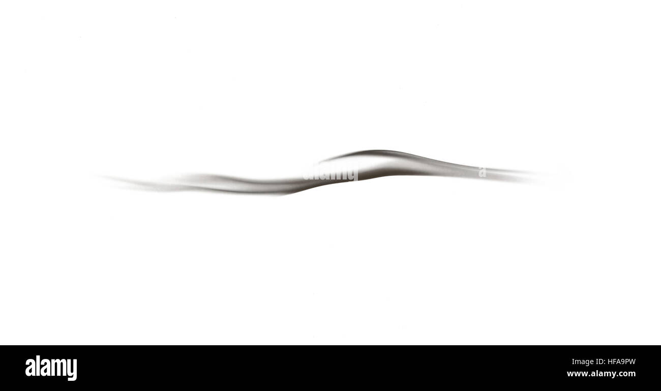 smoke wave isolated on white background Stock Photo - Alamy