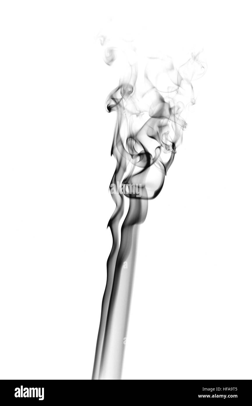 Grey smoke in the air Stock Photo - Alamy