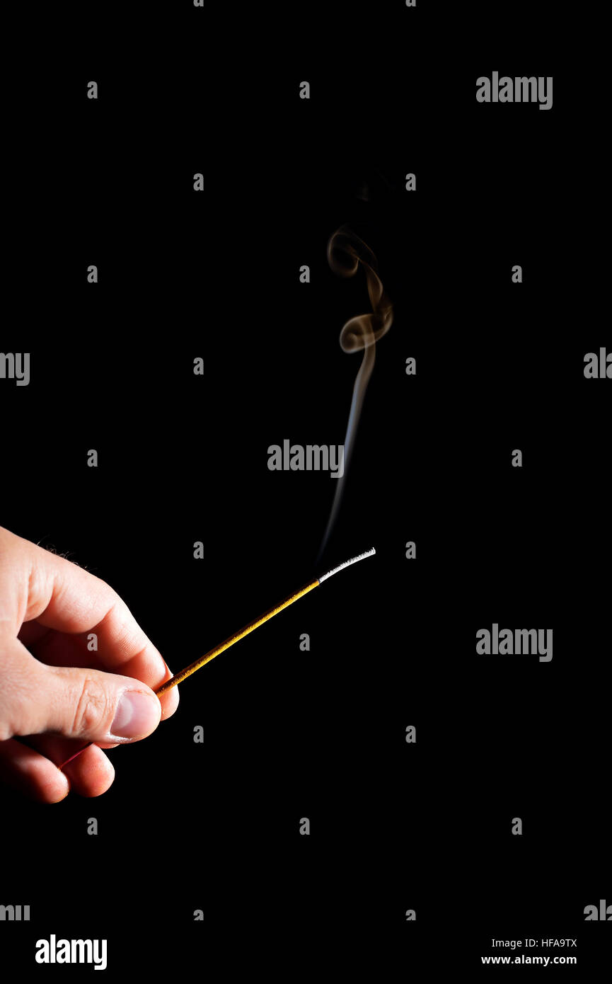 Hand silhouette smoking hi-res stock photography and images - Alamy