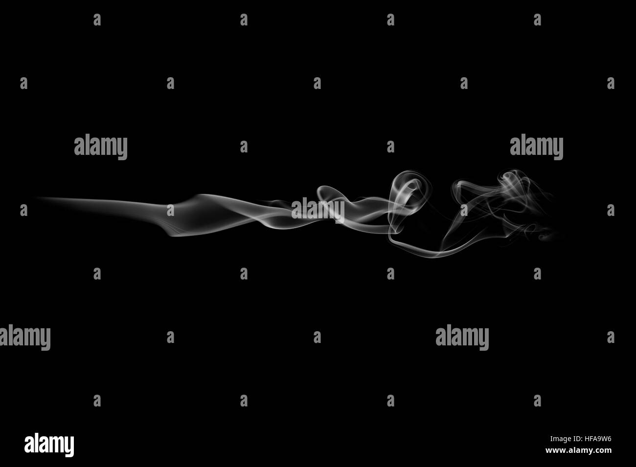 Gray smoke wave isolated on white. Gray smoke trail isolated on white ...
