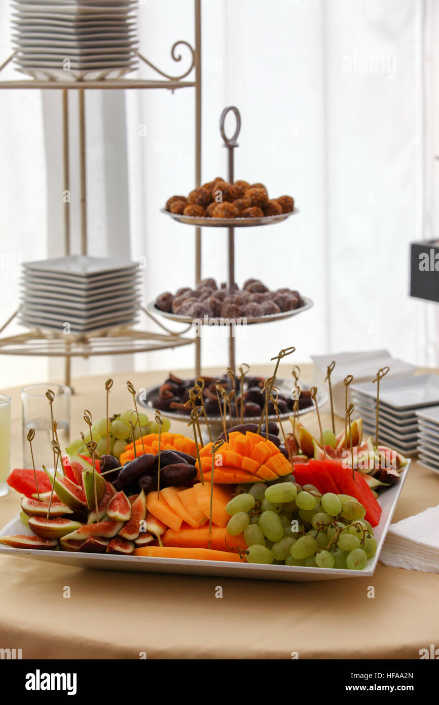 Luxurious food buffet Stock Photo - Alamy