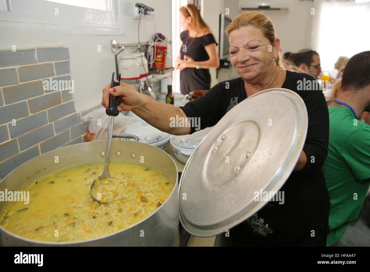 Home made food kitchen Yeruham, Israel Stock Photo - Alamy
