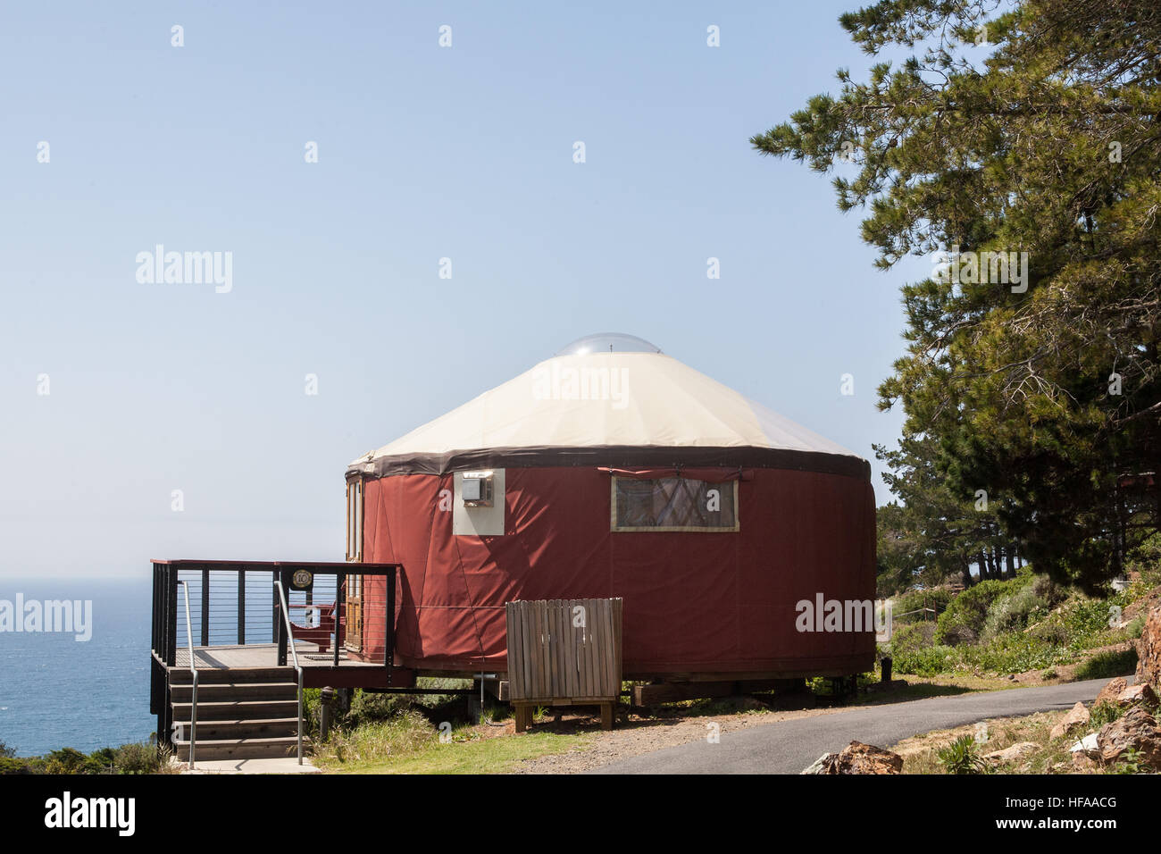 Yurts resort hi-res stock photography and images - Alamy