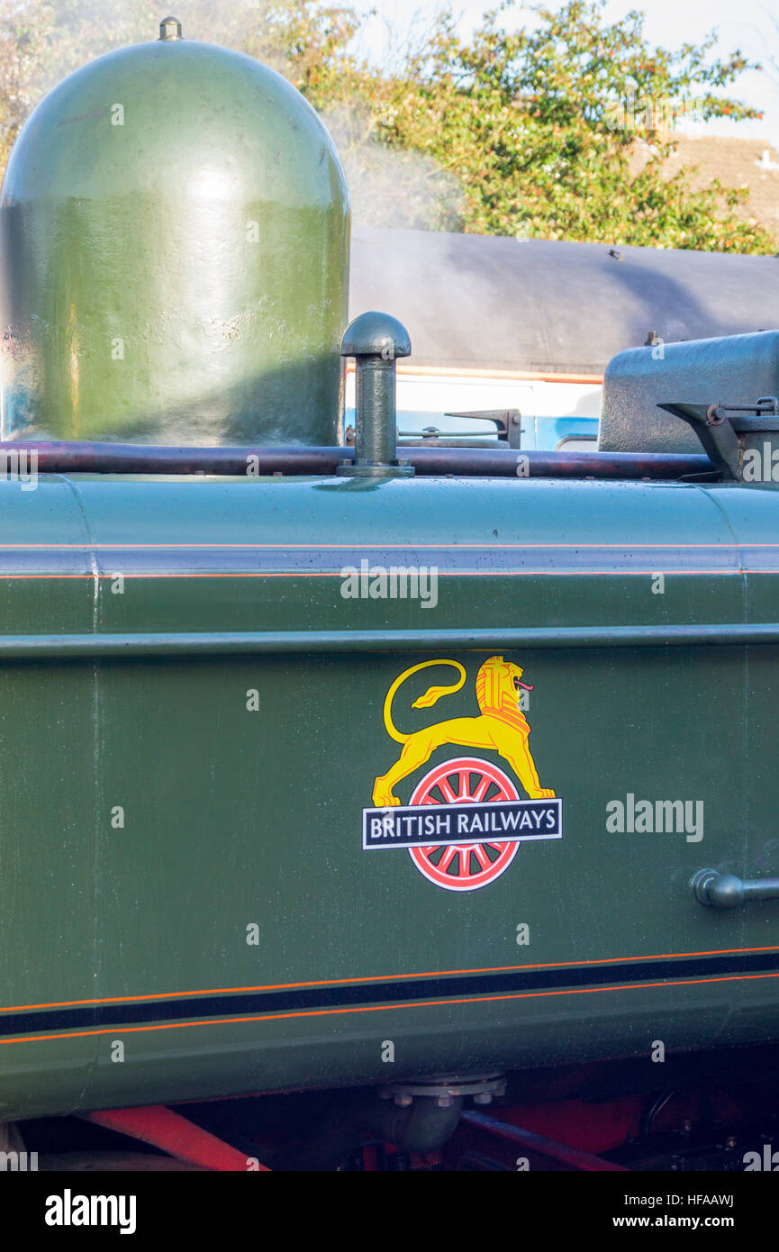 British Railways lion crest, GWR 6430 pannier tank locomotive, 1932 ...