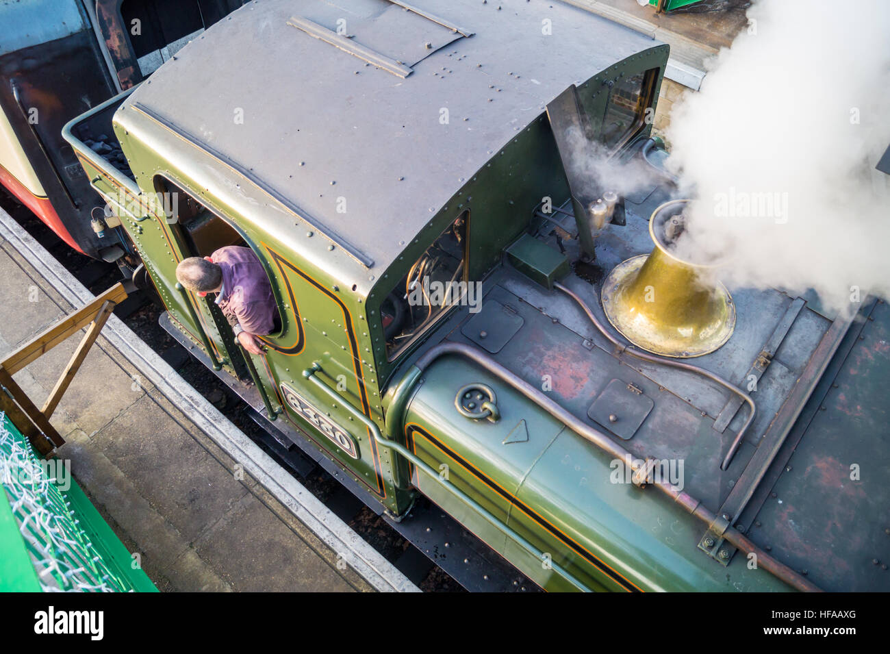 Pannier tank steam locomotive hi-res stock photography and images - Alamy