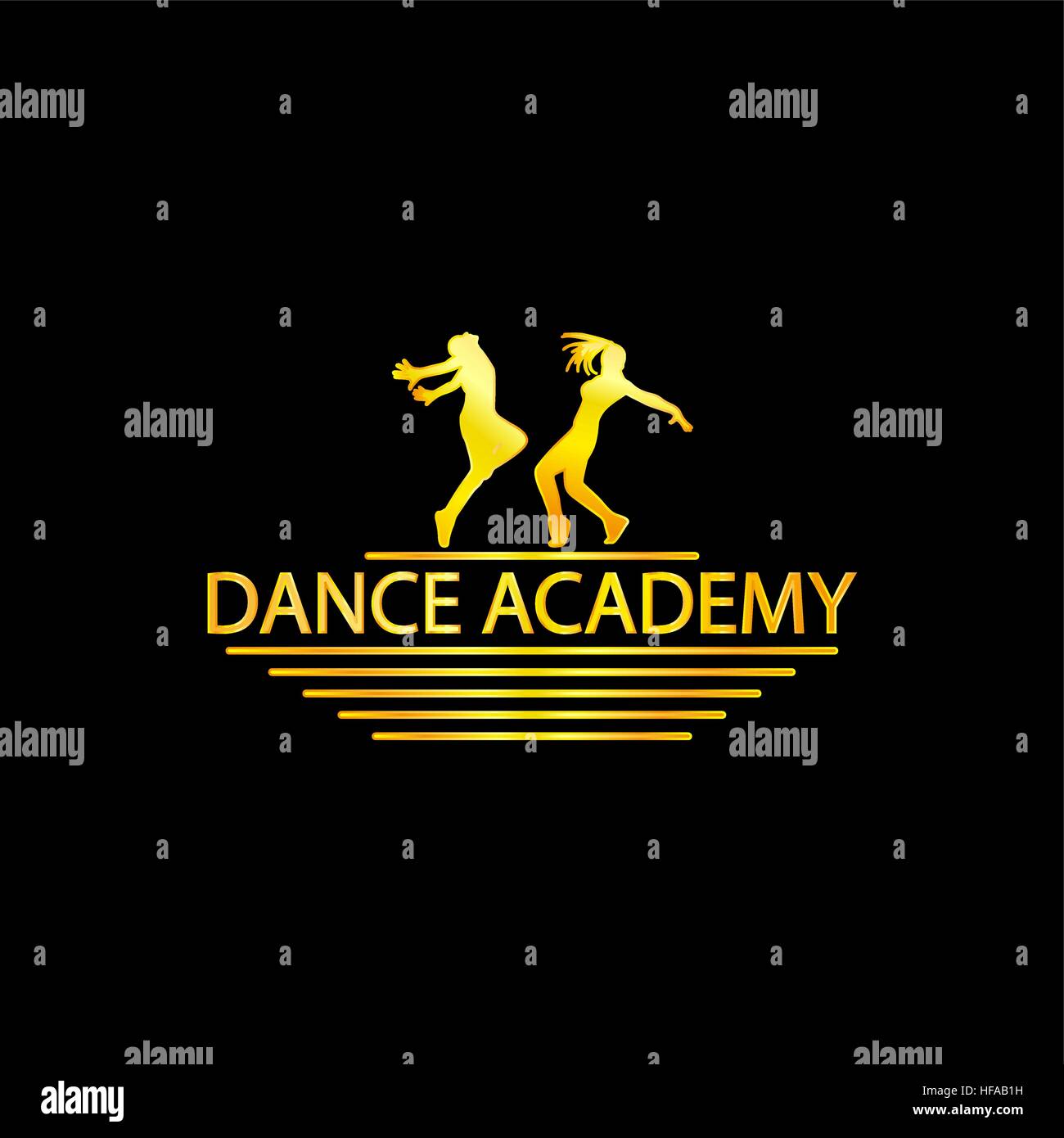 Dance academy logo hi-res stock photography and images - Alamy