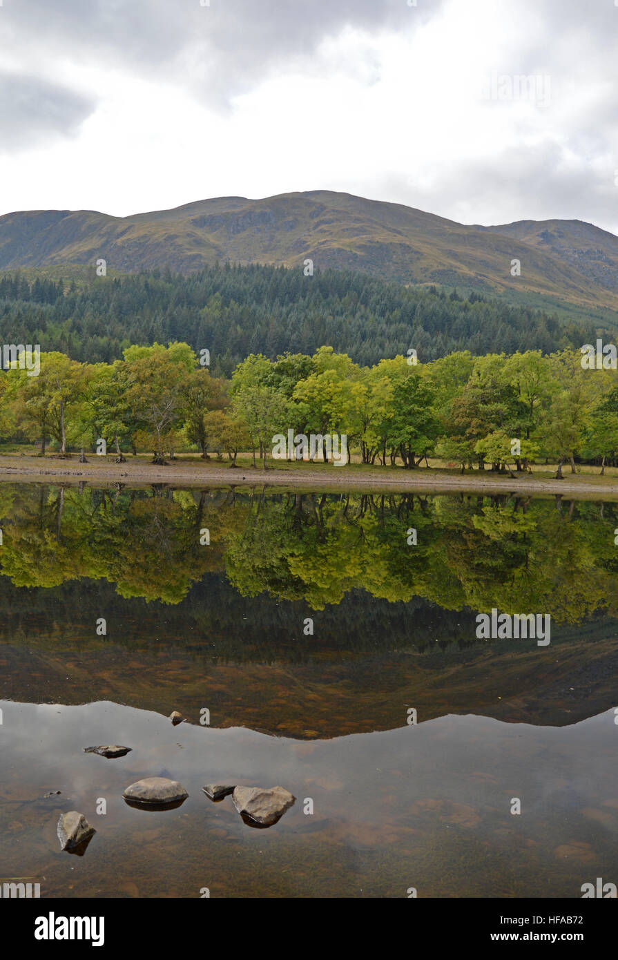 Loch Lubnaig Trossachs National Park Strathyre Scotland Stock Photo - Alamy