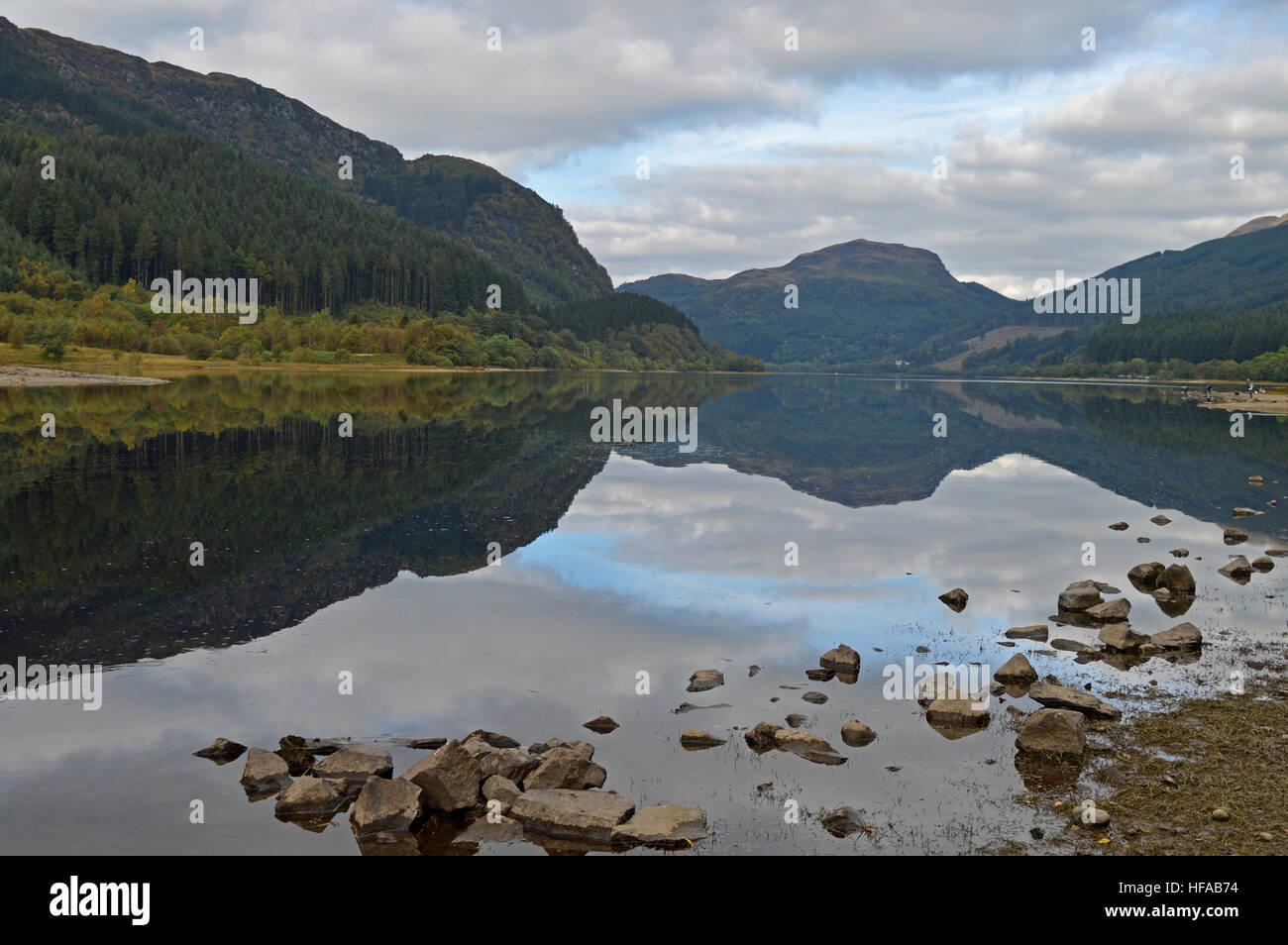 Loch Lubnaig Trossachs National Park Strathyre Scotland Stock Photo - Alamy
