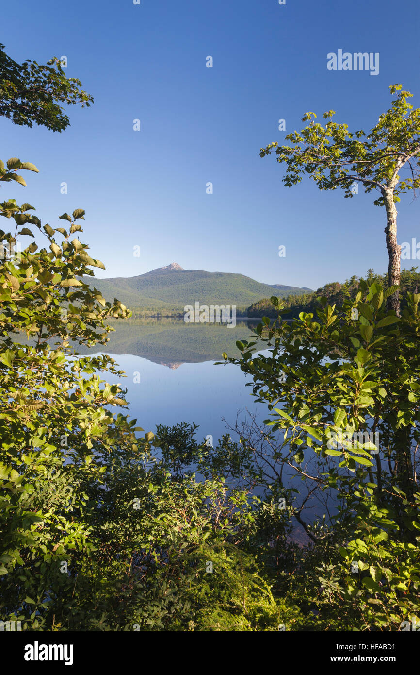 Mount Chocorua from Chocorua Lake in Tamworth, New Hampshire USA during ...