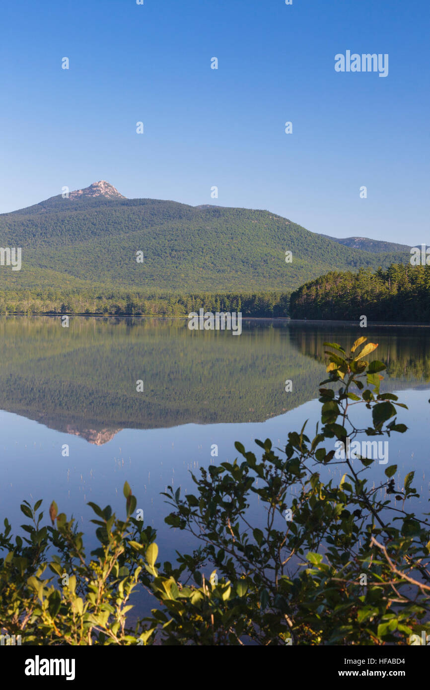 Mount Chocorua from Chocorua Lake in Tamworth, New Hampshire USA during ...