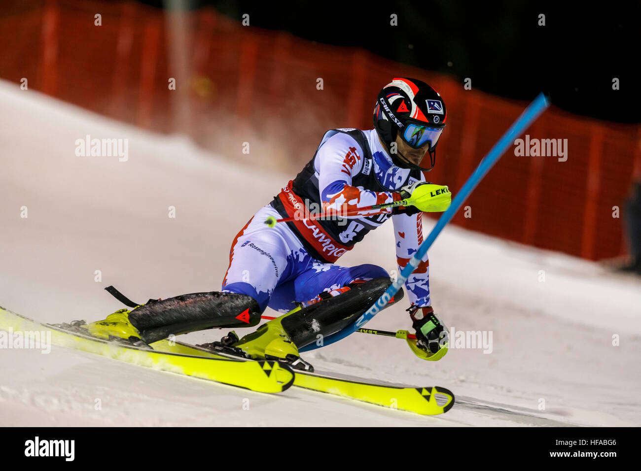 Madonna di Campiglio, Italy 22 December 2016. KHOROSHILOV Alexander ...