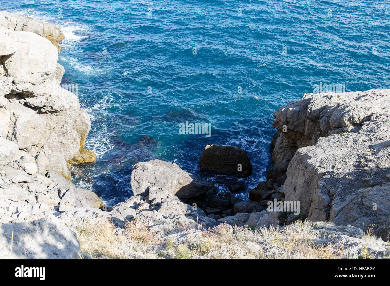 Photo of clean blue sea Stock Photo - Alamy