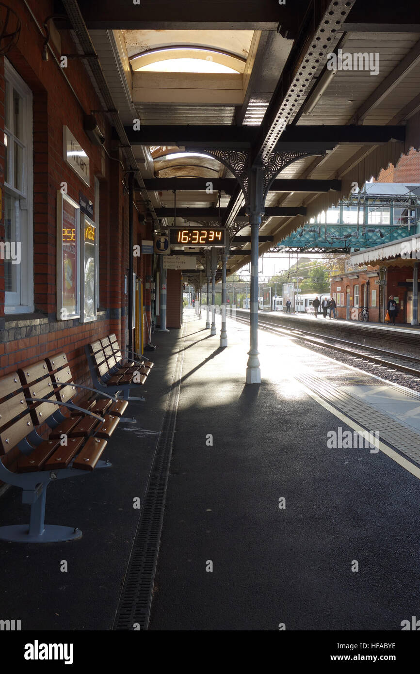 Platform 2 on Witham train station, Essex Stock Photo - Alamy