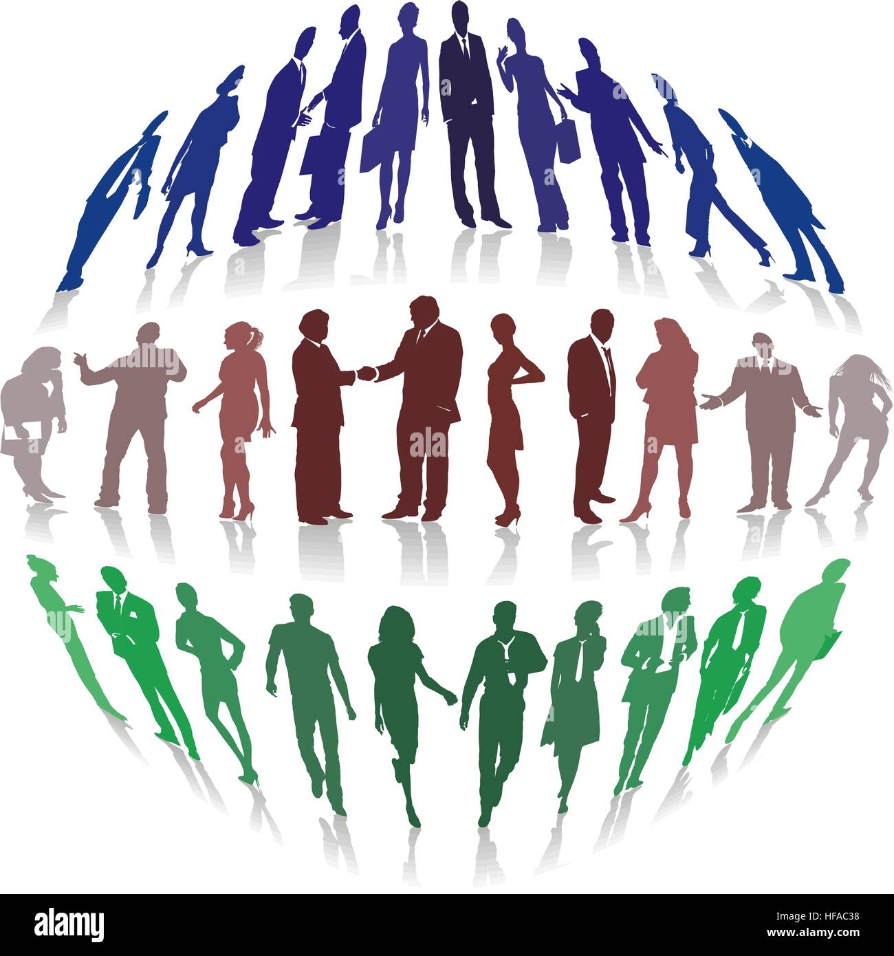 Background with traders Stock Photo - Alamy