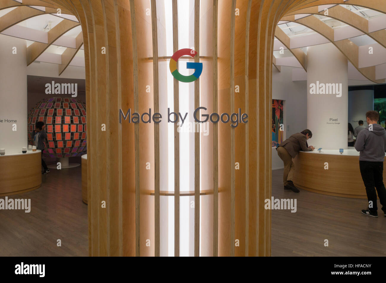 Google product store Soho New York City Stock Photo - Alamy