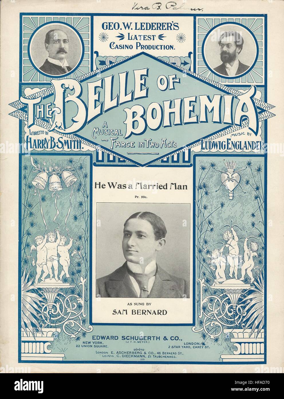 Bell with sheet music hi-res stock photography and images - Alamy