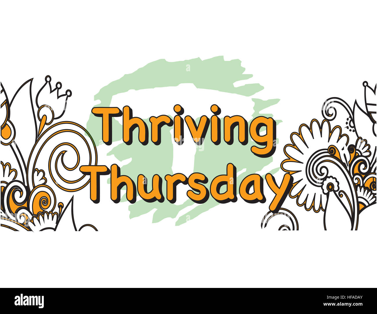 Days of the week graphic Stock Photo - Alamy