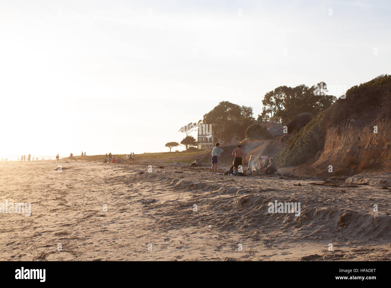 California beach friends Stock Photo - Alamy