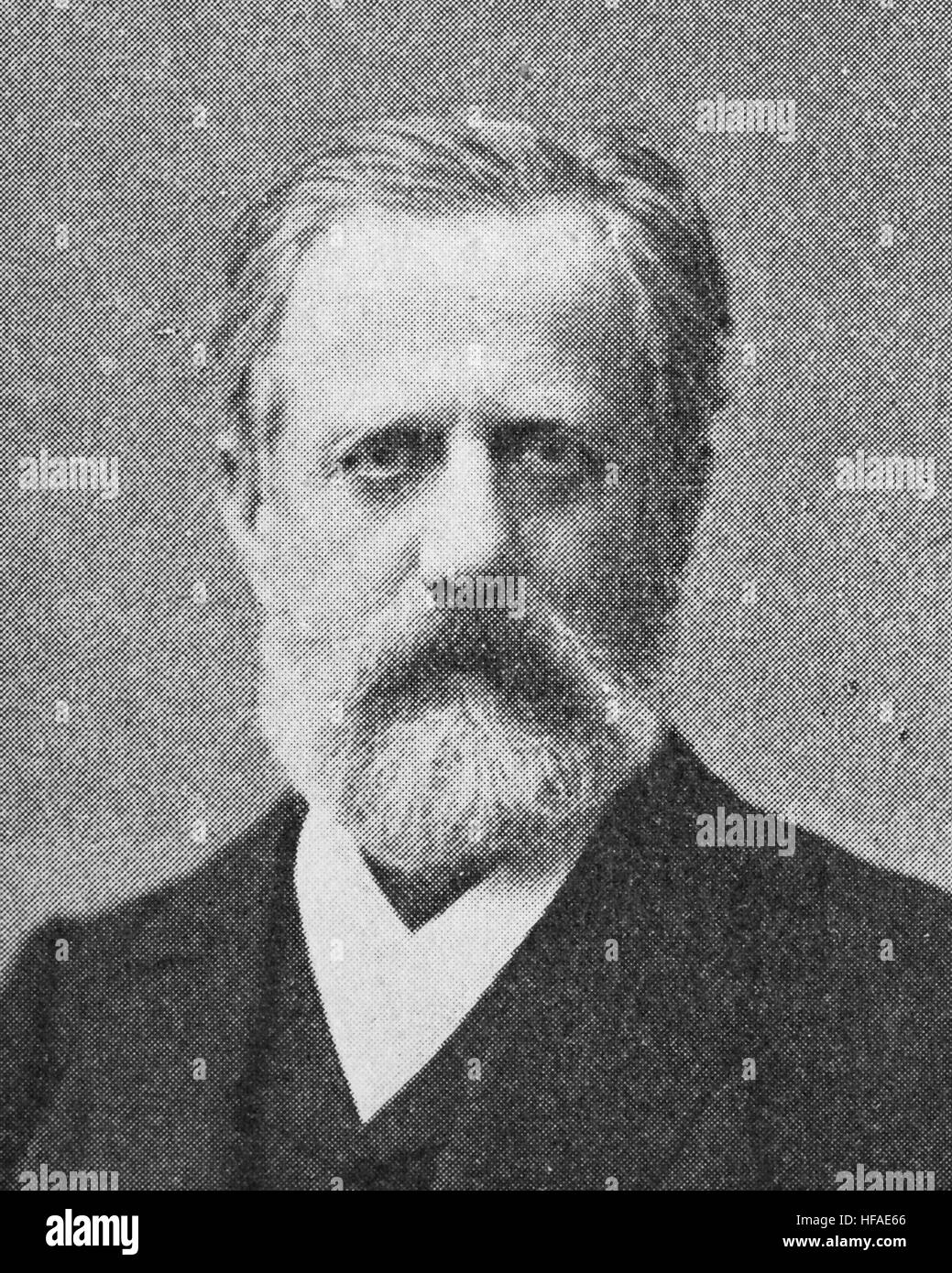 Heinrich Brunner, 1840-1915, was a German historian, reproduction photo ...