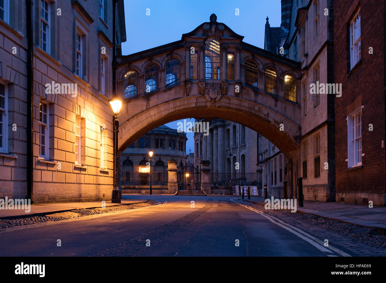 Hertford Bridge Oxford Stock Photo - Alamy