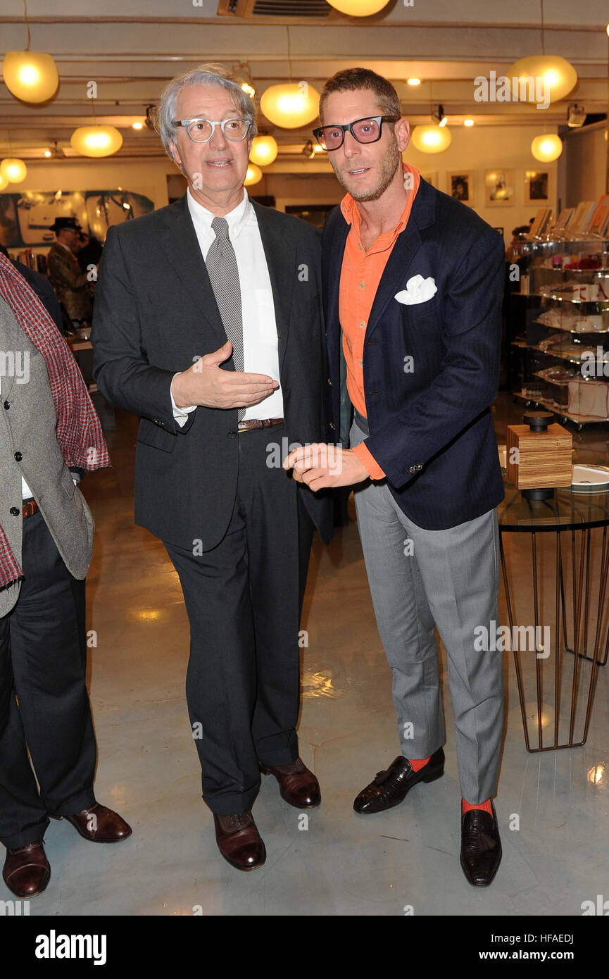 David Rampello and Lapo Elkann attending the Art Therapy Presentation ...