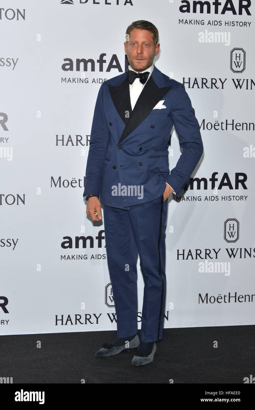 Lapo Elkann attending the amfAR Milano 2015 Gala at La Permanente in ...