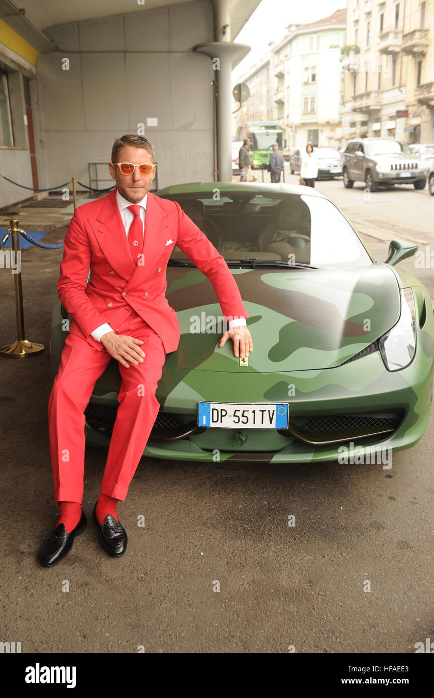 Lapo Elkann attending the launch of Garage Italia Customs New ...