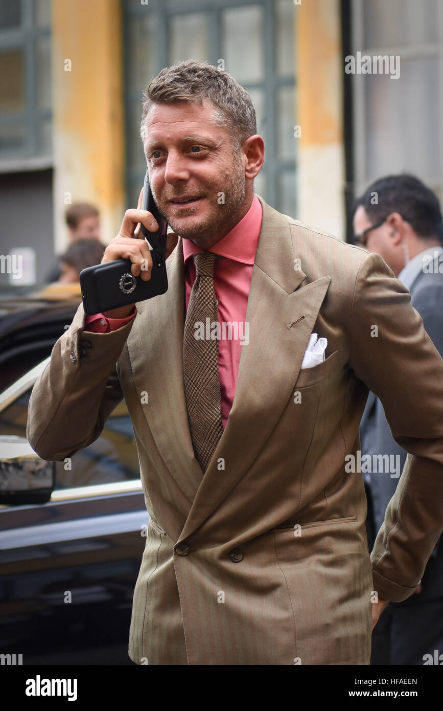 Lapo Elkann attending the breakfast opening of Milan Fashion Week in ...