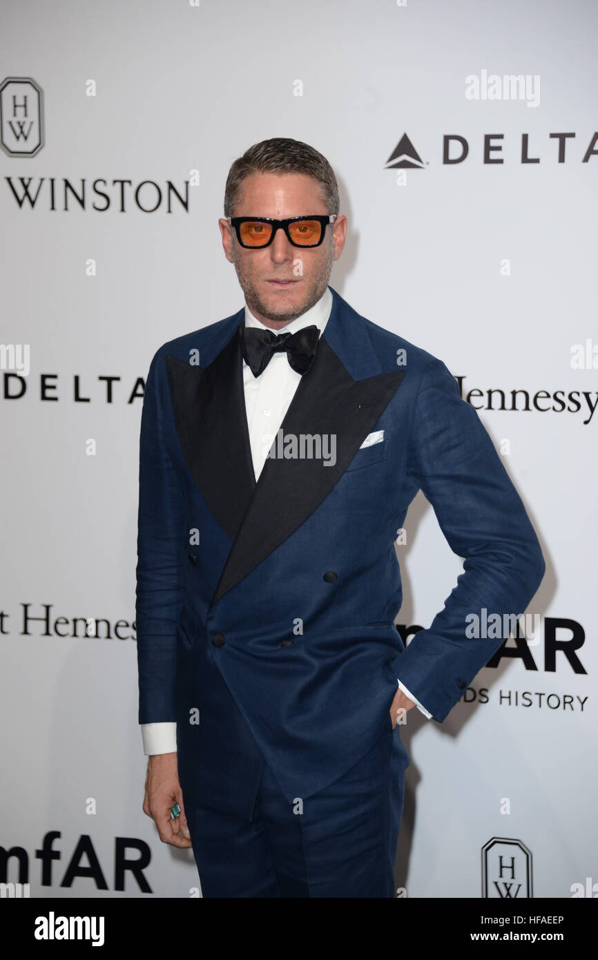 Lapo Elkann attending the amfAR Milano 2016 Gala at La Permanente in ...