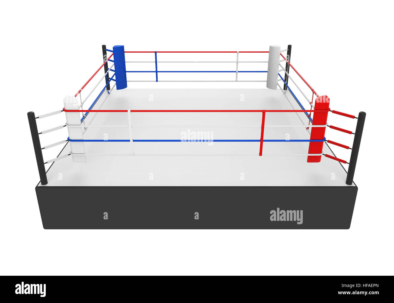 Boxing Ring Isolated Stock Photo - Alamy