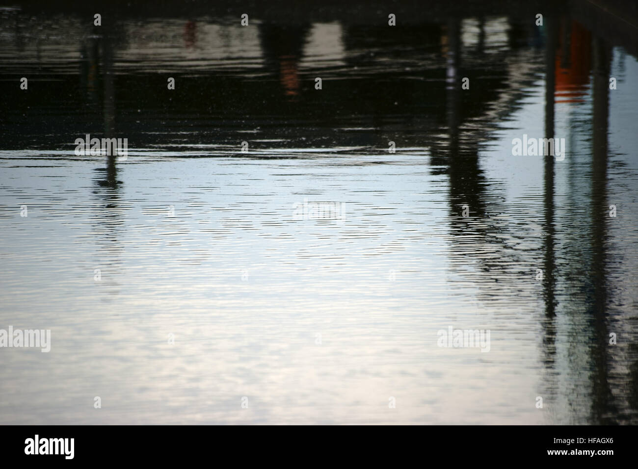 Abstract reflections in the water Stock Photo - Alamy