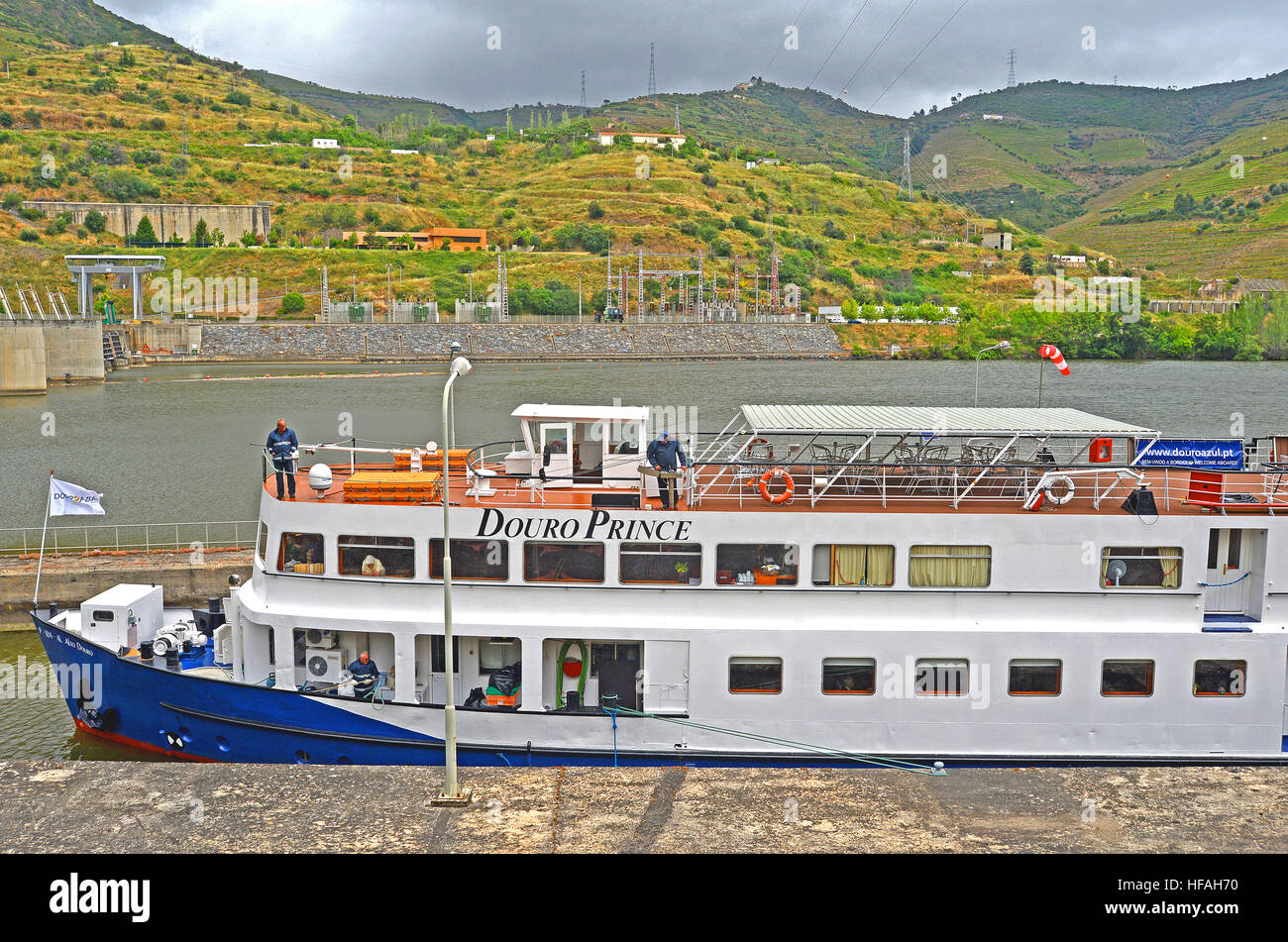 Douro Prince cruise boat on Douro river Portugal Stock Photo - Alamy