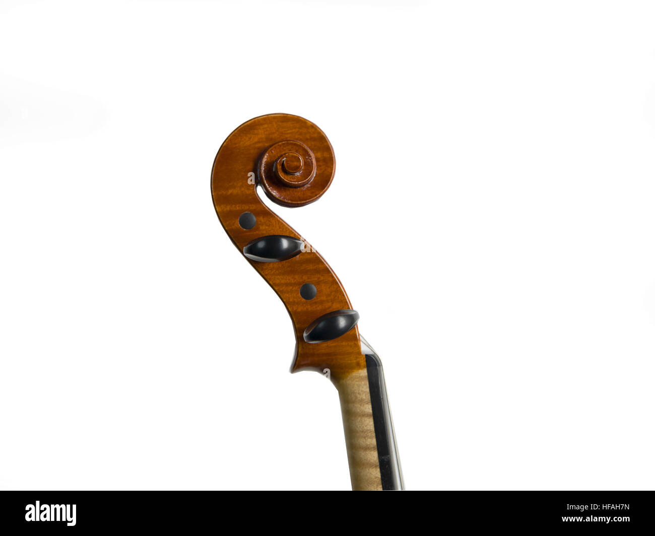 Violin head scroll hi-res stock photography and images - Alamy