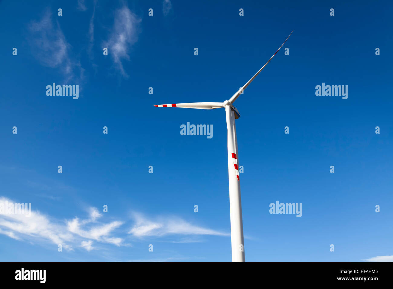 Wind turbine - renewable energy source Stock Photo - Alamy
